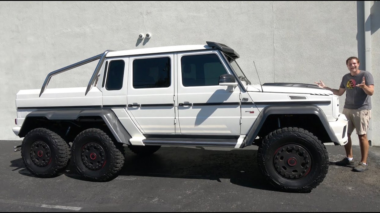 This Insane Six-Wheeled Mercedes G-Wagen Pickup Cost $1.5 Million