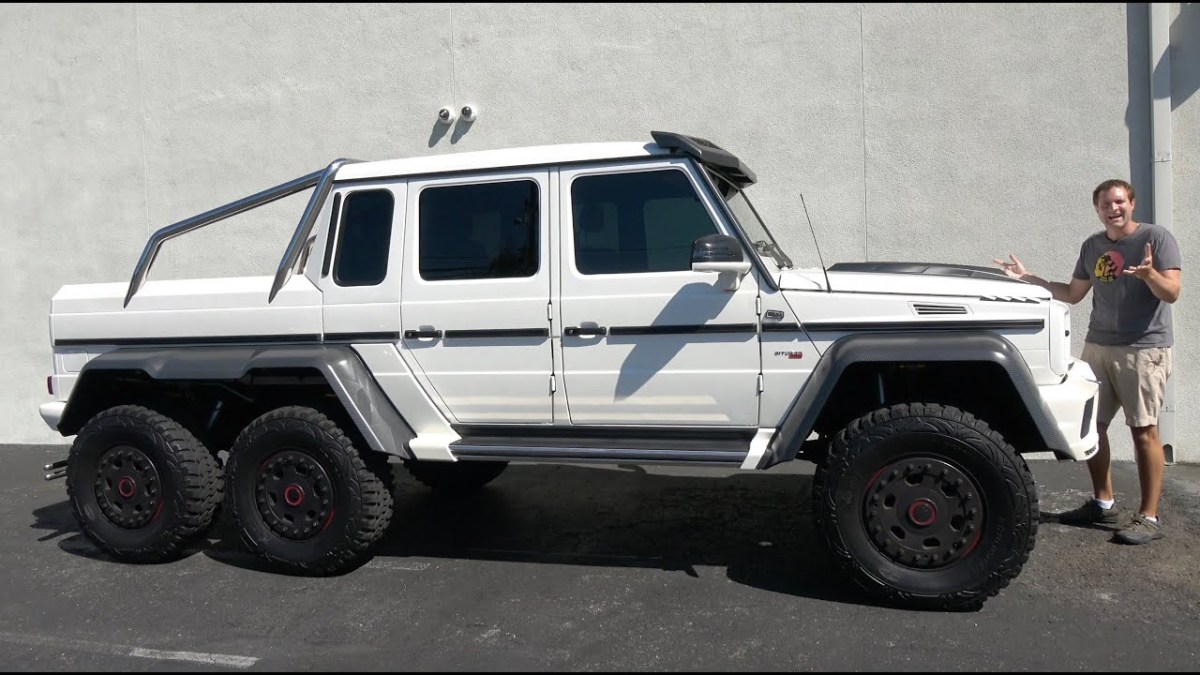 This Insane Six-Wheeled Mercedes G-Wagen Pickup Cost $1.5 Million
