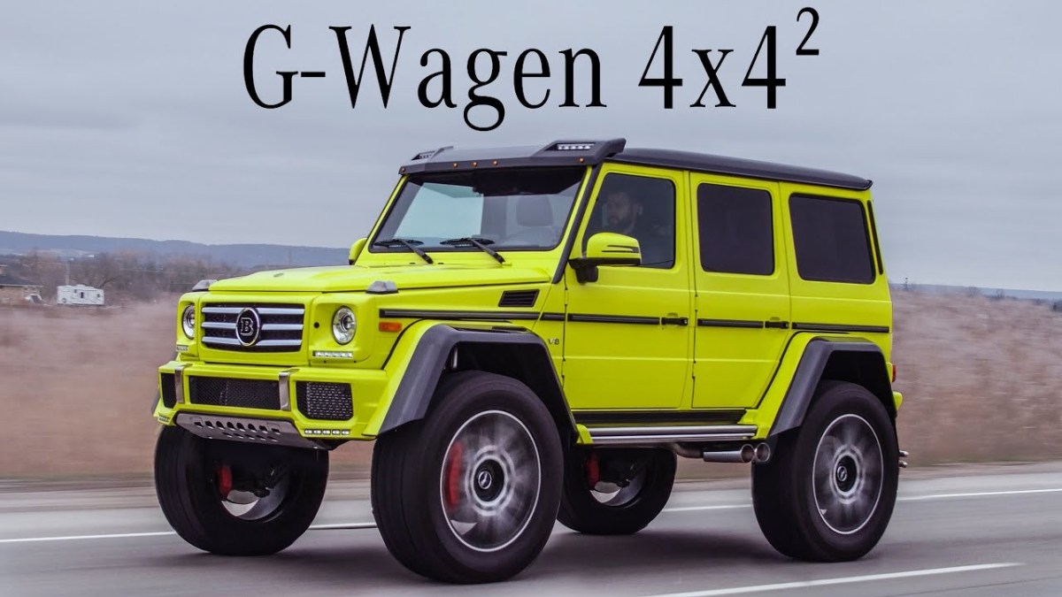 The Mercedes G550 4x4 Squared Is a $300,000 German Bro-Dozer