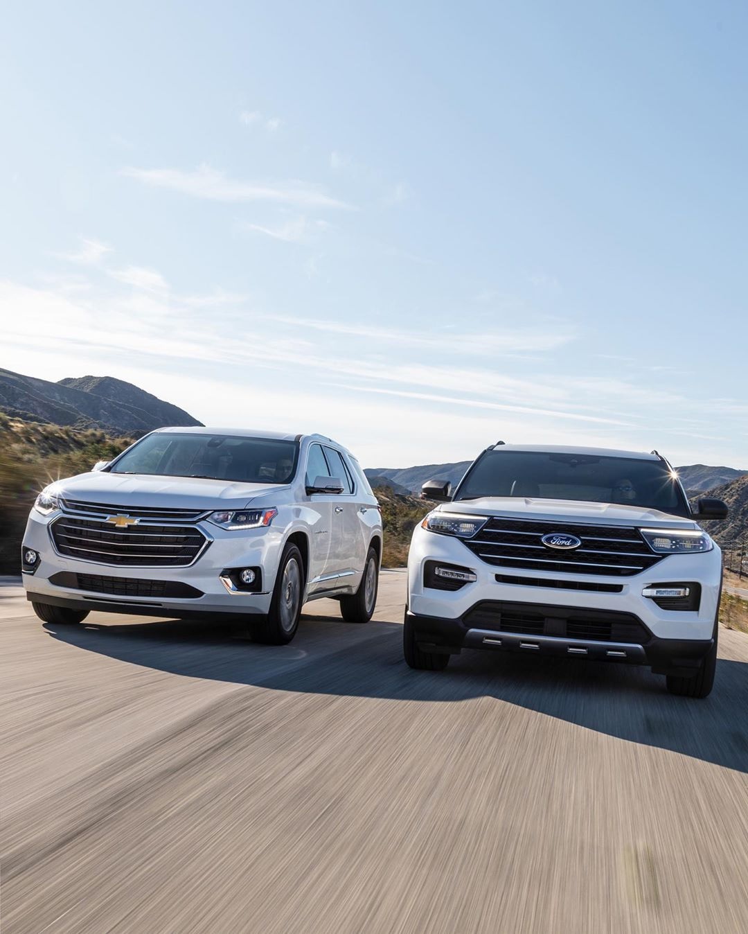 Ford Explorer vs. Chevy Traverse: American 3-Row SUV Showdown