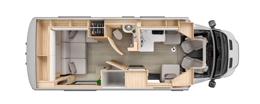 Ford Transit RV Conversion With Lounge Is a Real Wonder