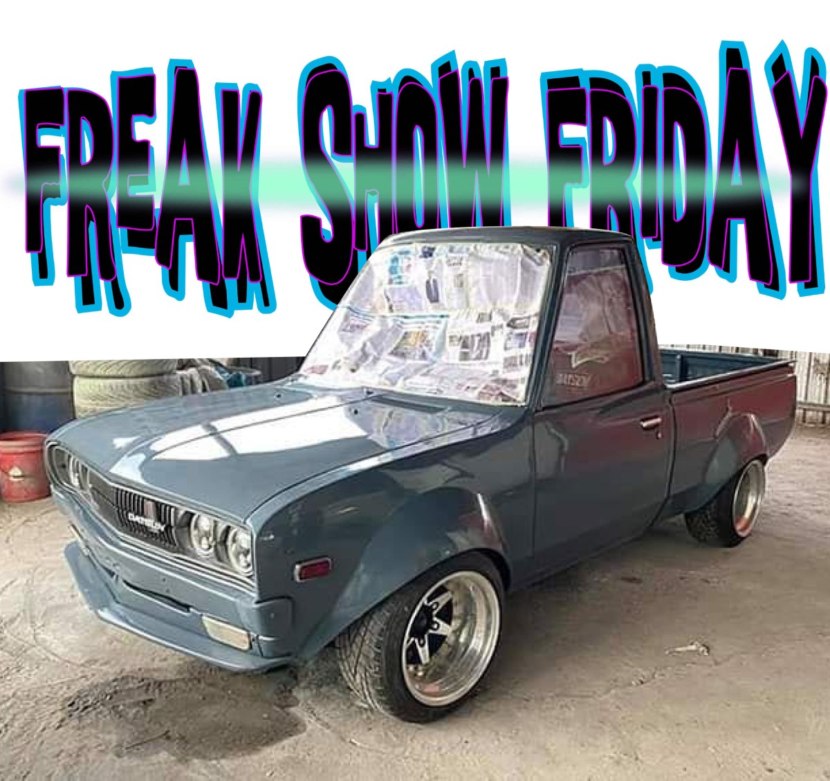 MotorBiscuit's Freak Show Friday: Upended Extended- Cab Mini Truck