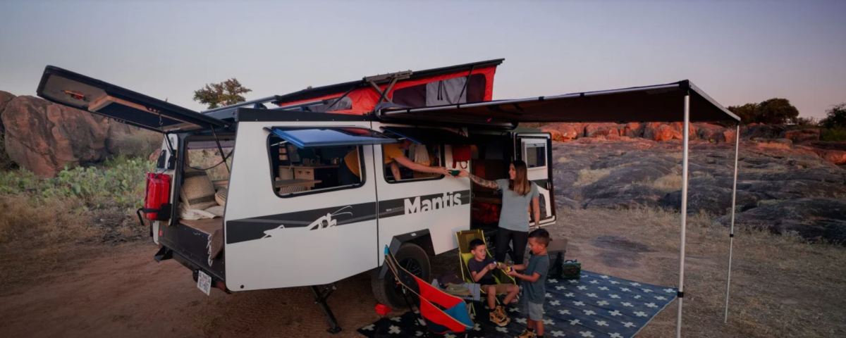 Taxa Outdoors Mantis Is an Off-Road Camper Trailer That Fits in a Garage