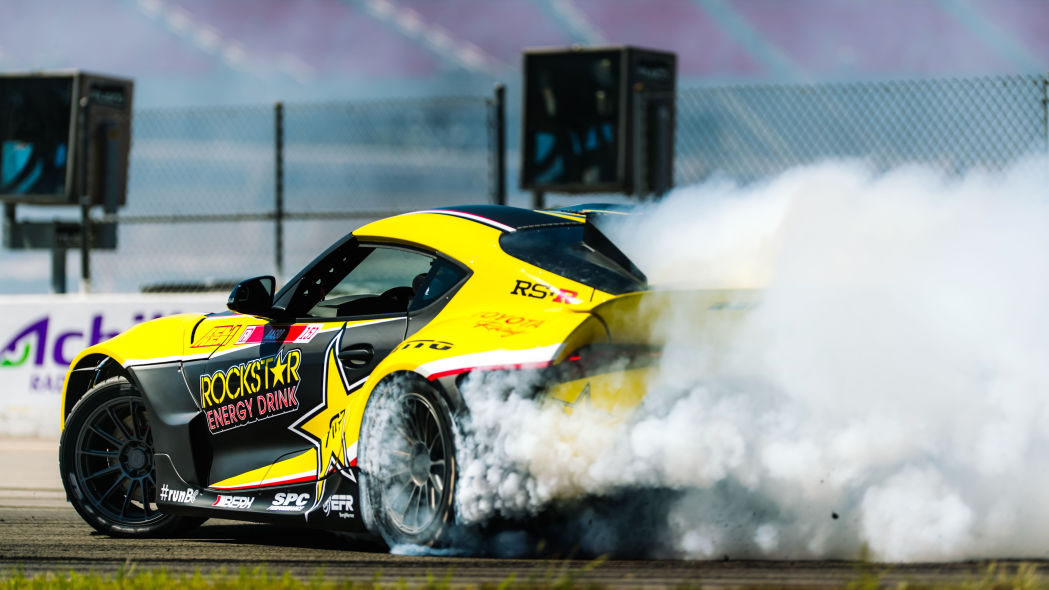 Watch the Toyota GR Supra Drift Racing With the Pros