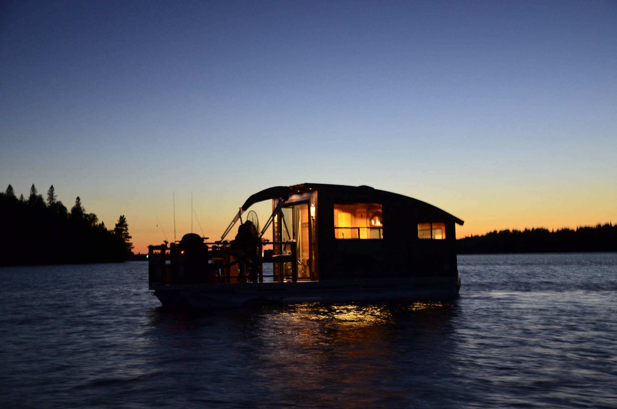This Houseboat Is Basically a Floating RV