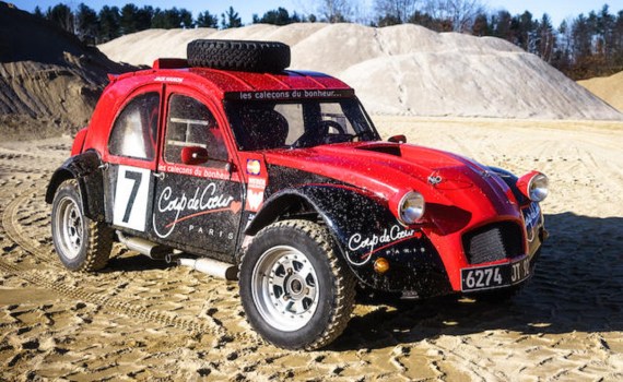 This Citroen 2CV Became a Rally Car With the Help of 2 Engines