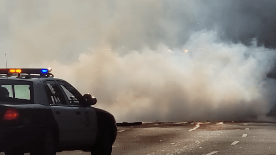 Broken $300,000 Ford GT Gets Split in Half During Crash in Beverly Hills