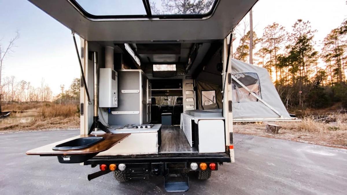 This Overlanding Land Rover Defender Is the Dream RV – and It's For Sale