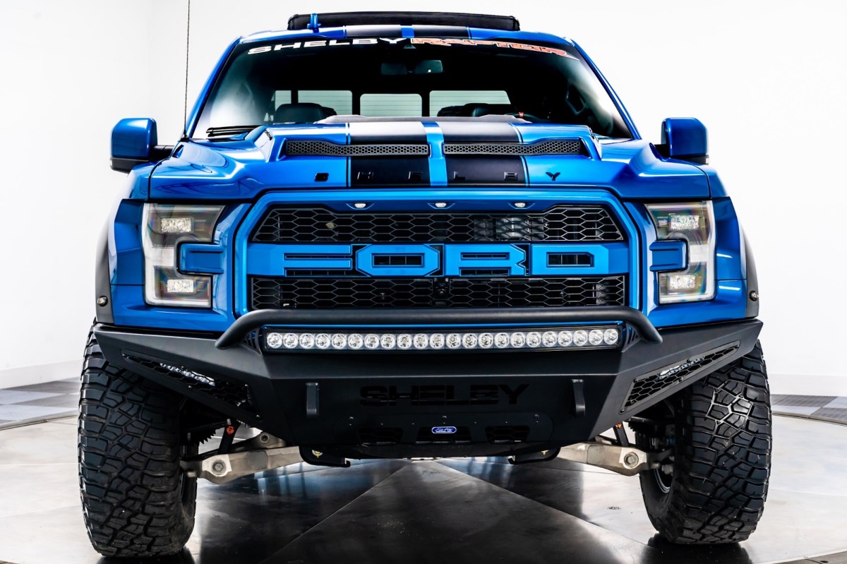 Ford Raptor Blue Lifted