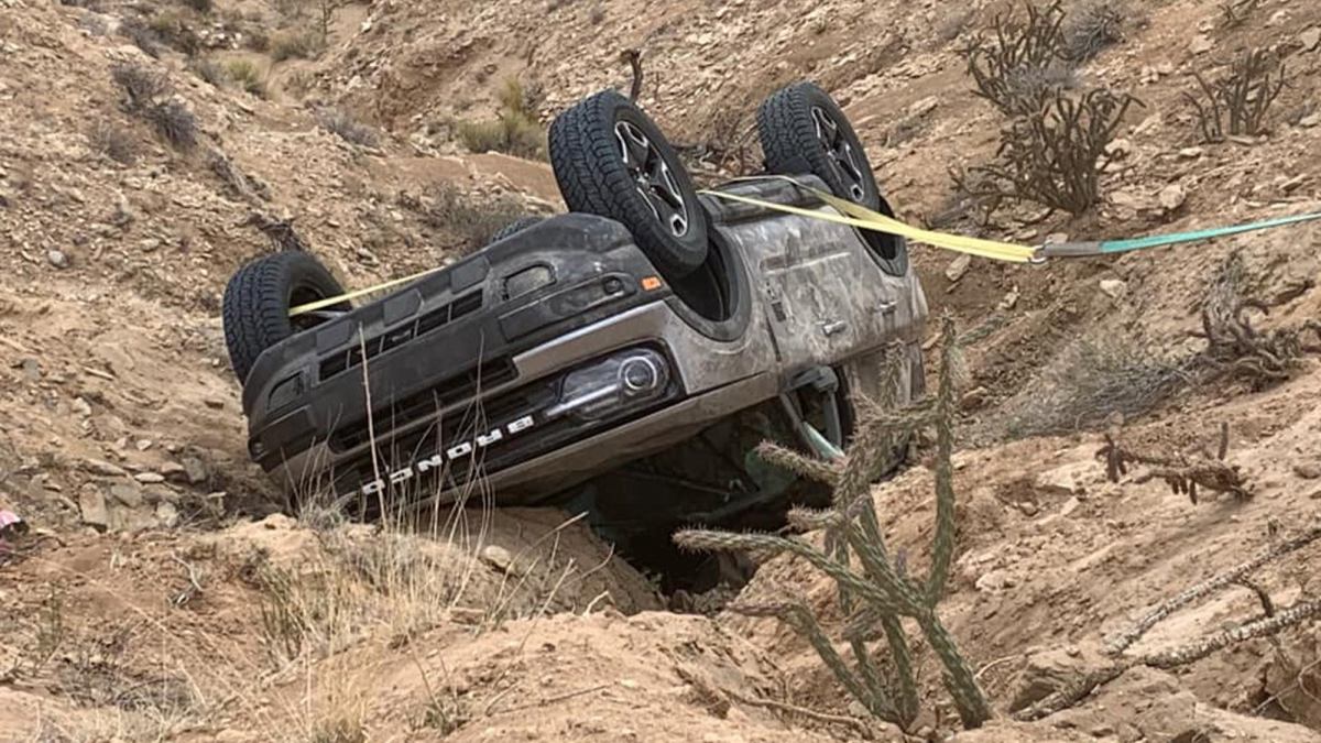 This 2021 Ford Bronco Sport Somehow Drove Away From Brutal Off-Road Crash