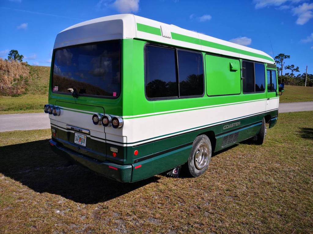 This 1992 Toyota Coaster RV Minibus Is Right Hand Drive