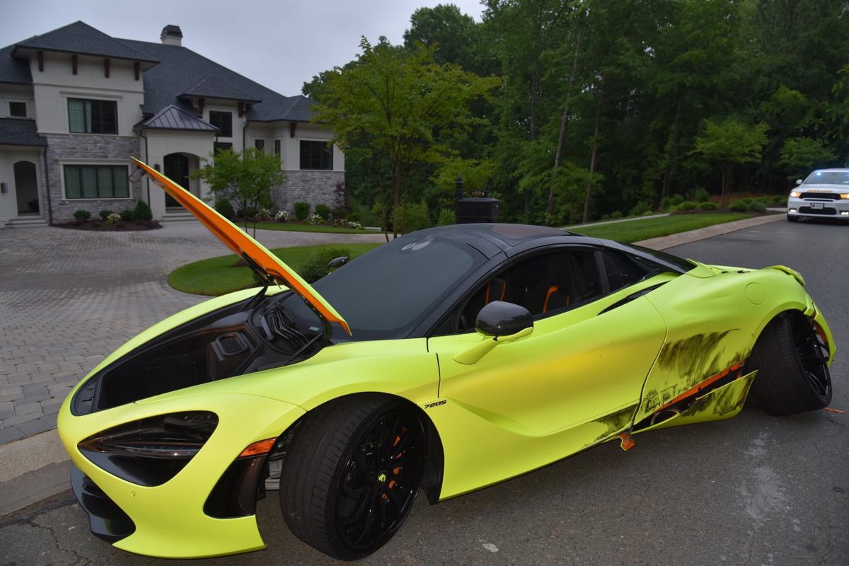 Ex-NFL Player's Highlighter-Yellow McLaren 720S Got Stolen and Wrecked ...
