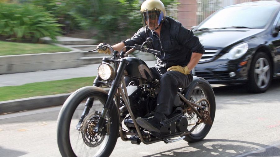 The History Behind Brad Pitt's Ultra-Rare Nazi Motorcycle That Cost ...