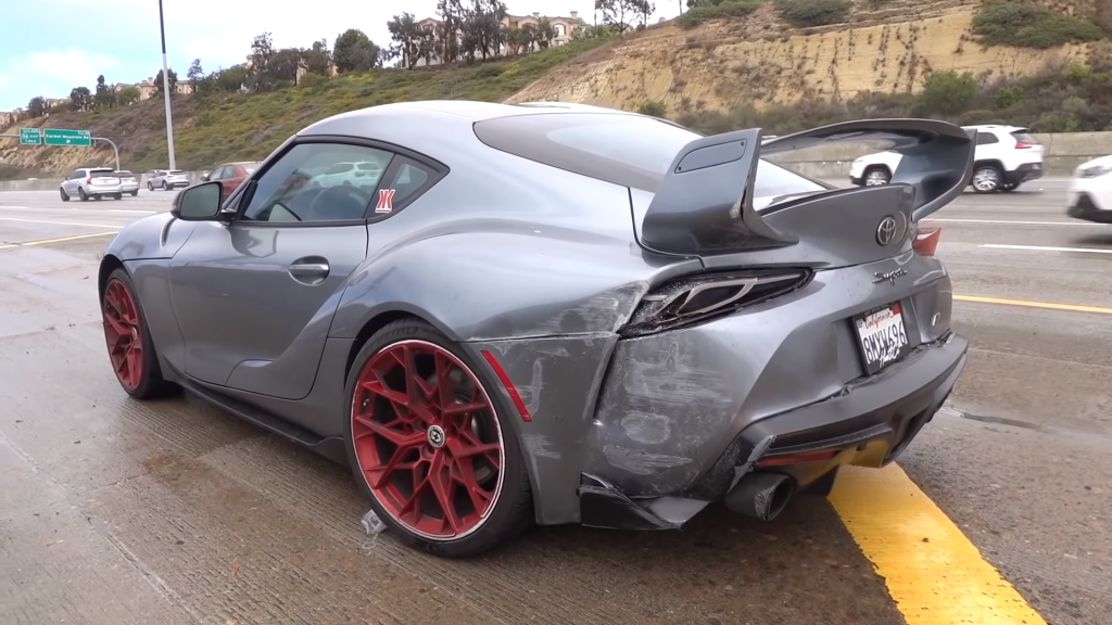 When Crashing a 2020 Toyota GR Supra Has a Happy Ending