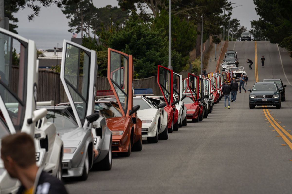 Check out This Lamborghini Countach Supercar Rally