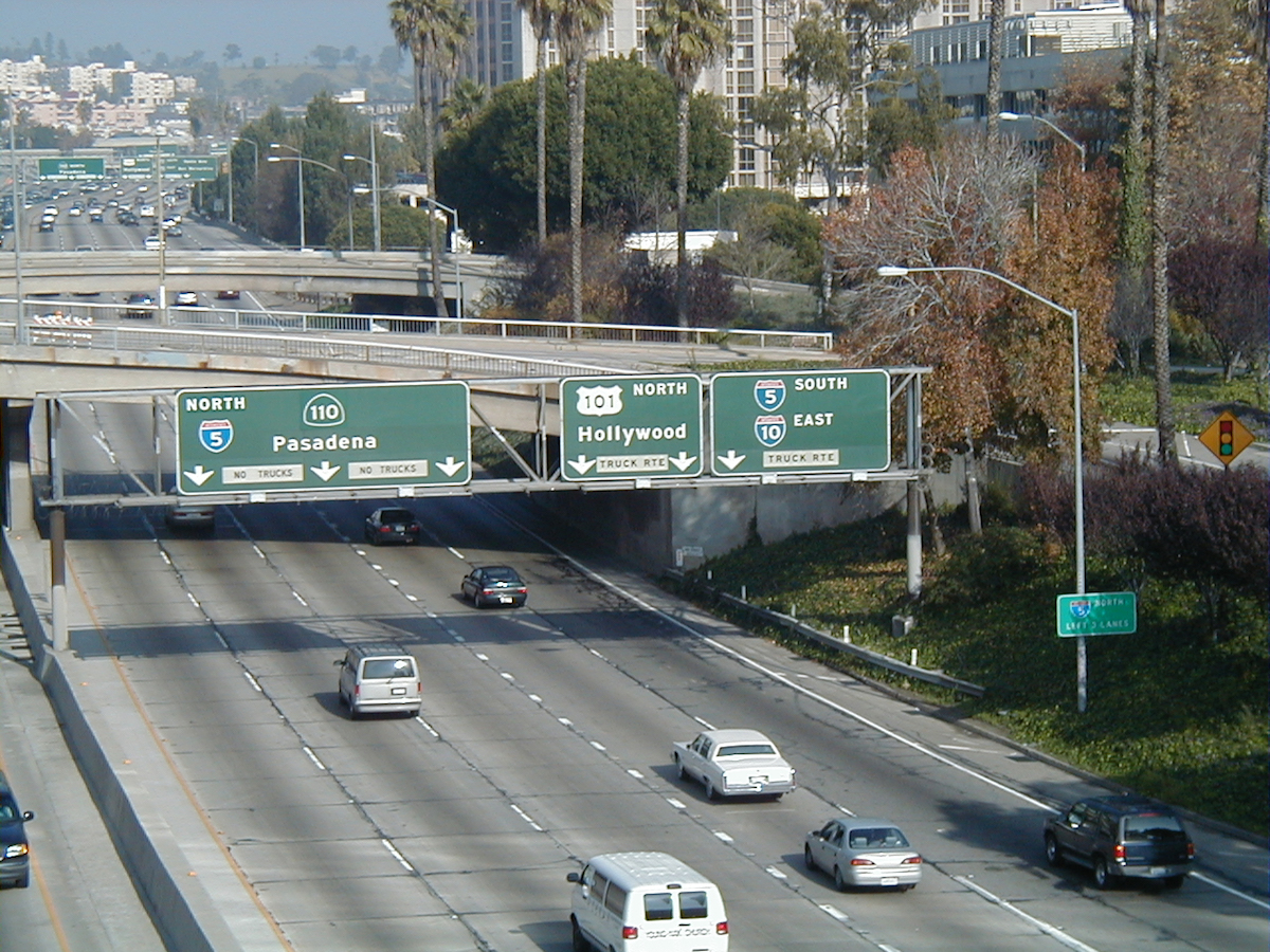 Guerrilla Artist Fakes Downtown LA Freeway Sign: Stays Up for Years