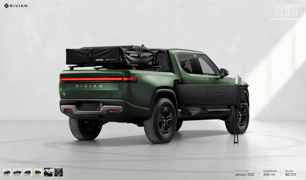 Rivian Configurator: Build Your Own R1T Electric Truck