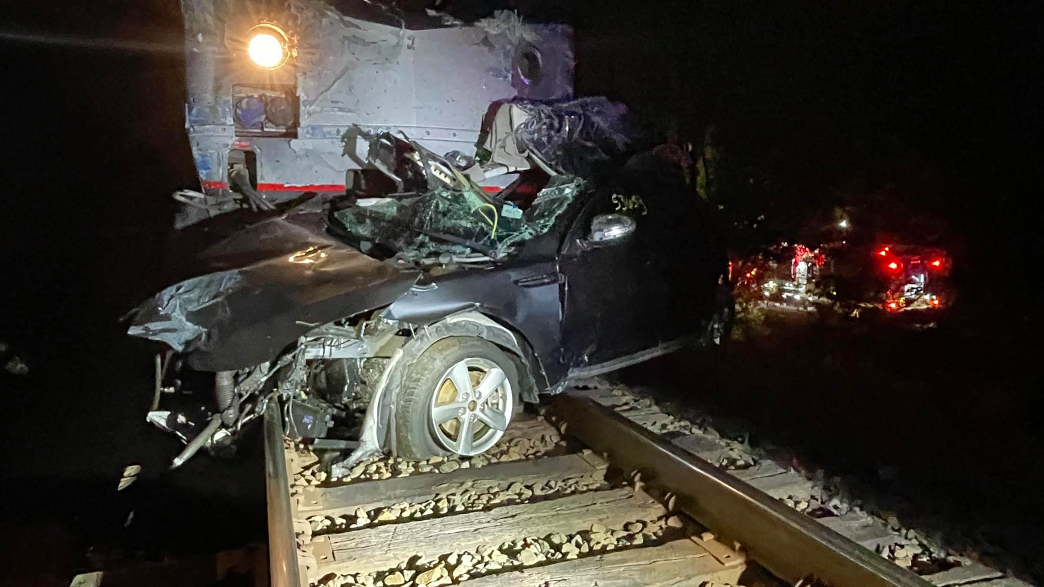Watch: You've Never Seen Anything Like This Train Crash Into a Car Hauler