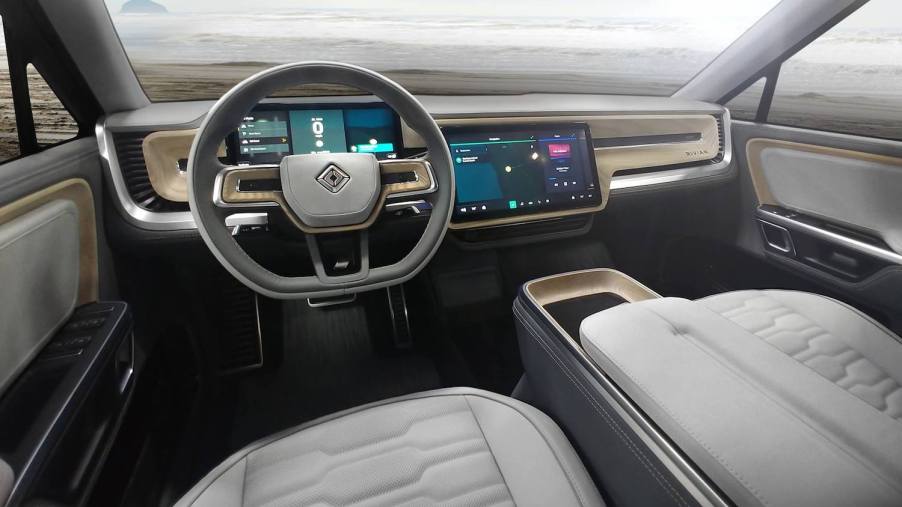 Check Out The Rivian Interior In The R1T Electric Pickup