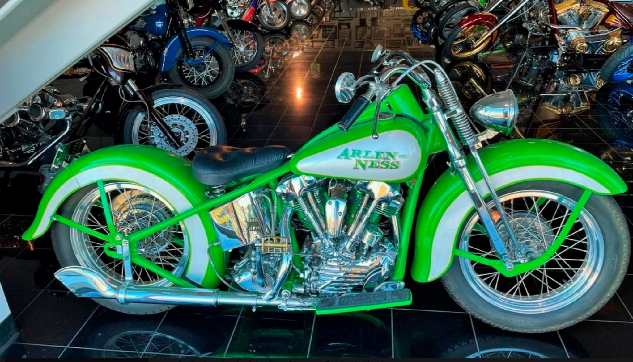 An Arlen Ness Custom Motorcycle Collection Rides to Mecum