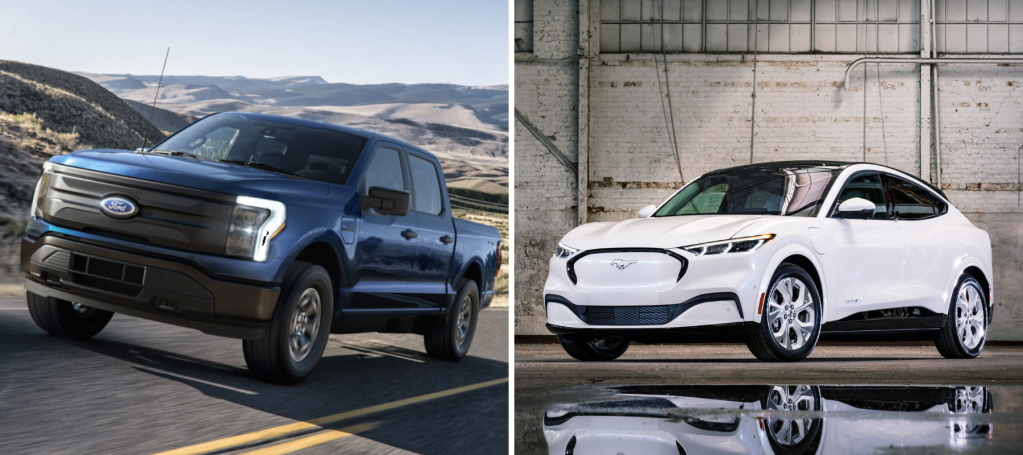 2022 Ford F-150 Lightning vs. 2022 Ford Mustang Mach-E: Which Is the ...