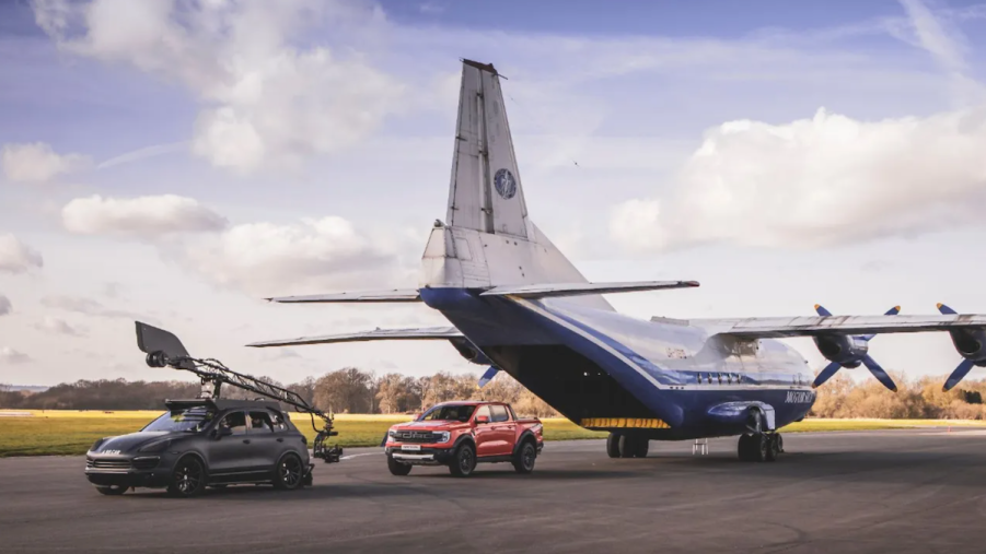 Watch the 2023 Ford Ranger Raptor Jump out of a Plane