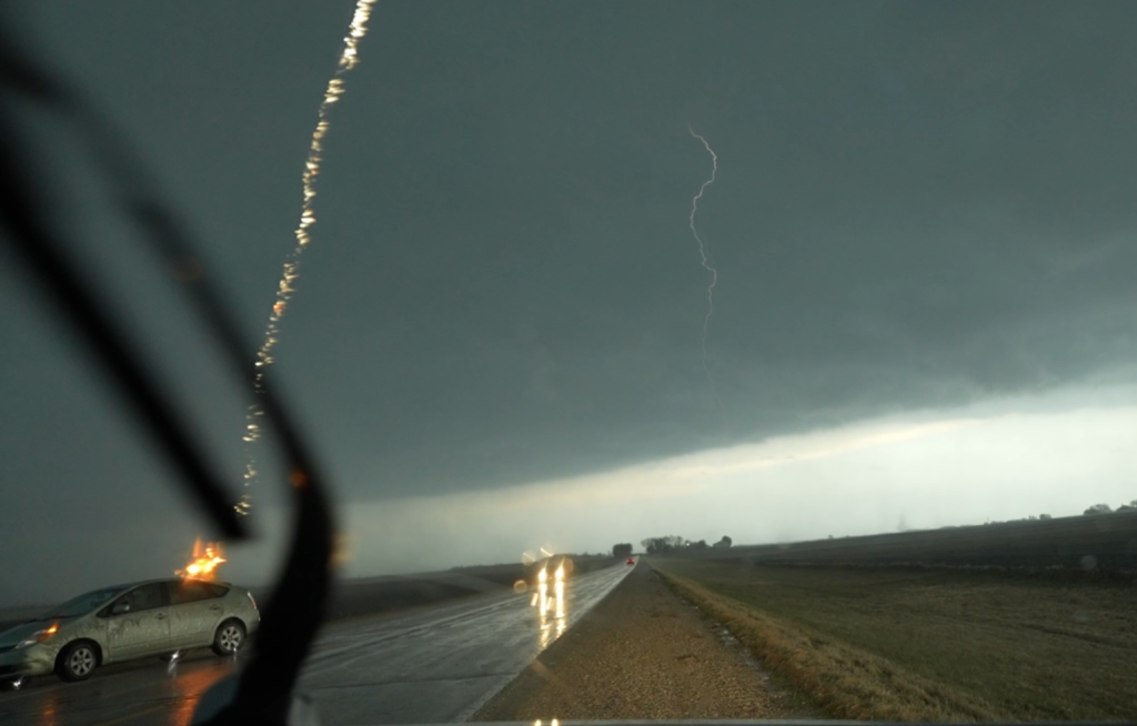 Watch: Toyota Prius Struck by...a Bolt of Lightning!