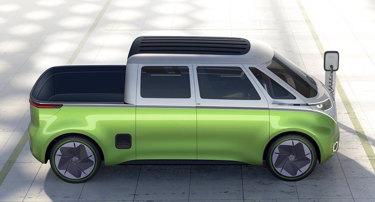 The Volkswagen ID. Buzz Truck Is Funky in a Good Way