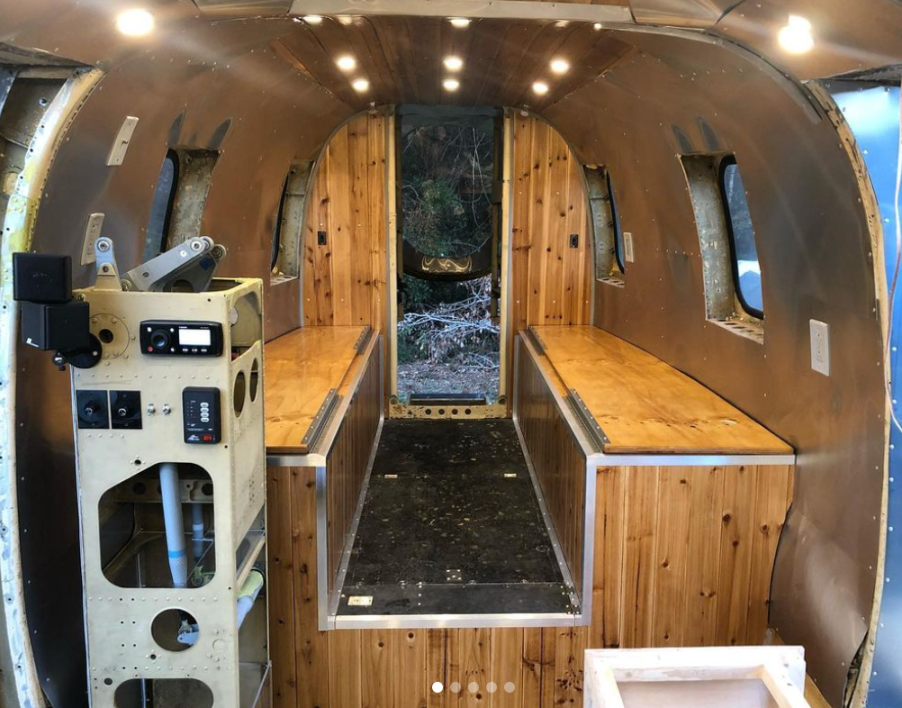 'Helicamper' Retired Helicopter Turned Into a Camper