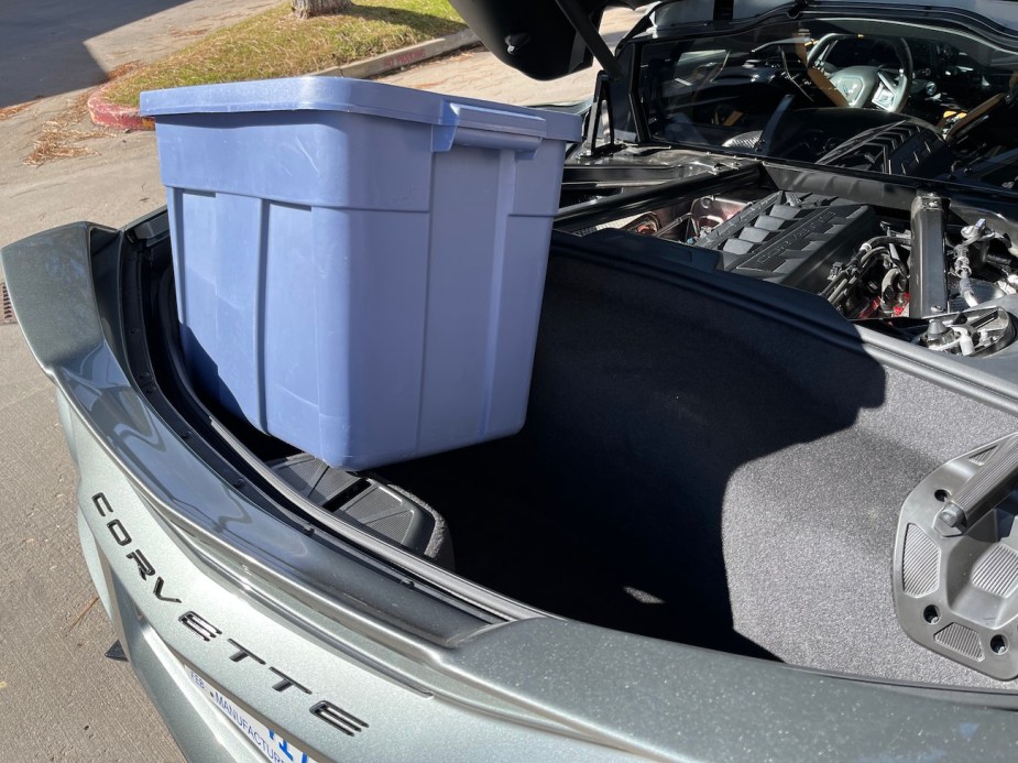 How Much Cargo Can You Fit in a 2023 Chevrolet C8 Corvette?