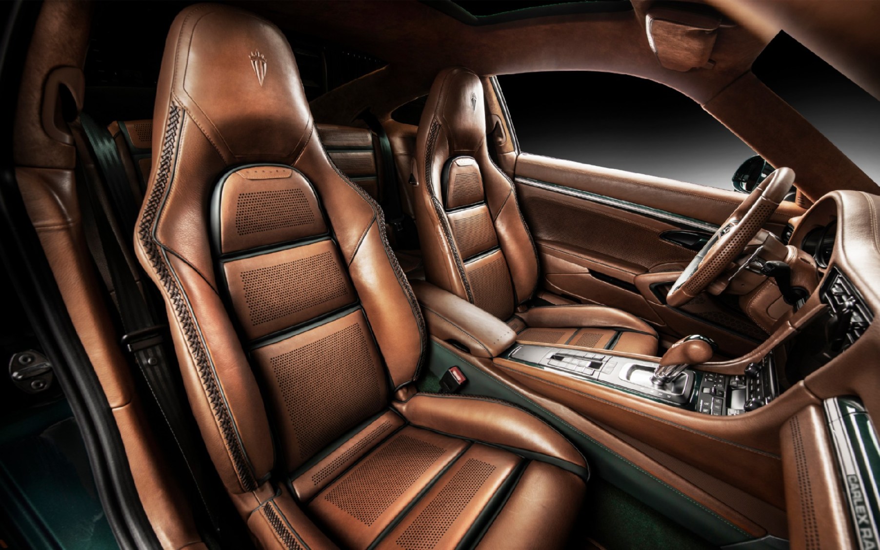 Hand Painted With a Brush: British Racing Green Porsche 911 Turbo