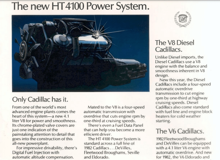 When Cadillac's Terrible 4-6-8 Engine Was Replaced With Worse HT4100 V8