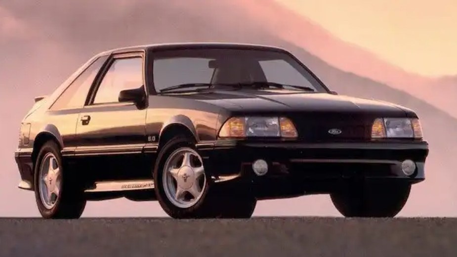 The 2024 Ford Mustang Meets the Fox Body Version in the Digital Gauge ...