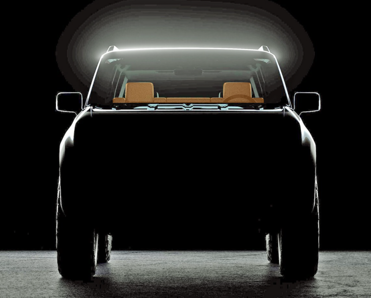 Teaser Shot of the Scout EV: A Little Tells A Lot
