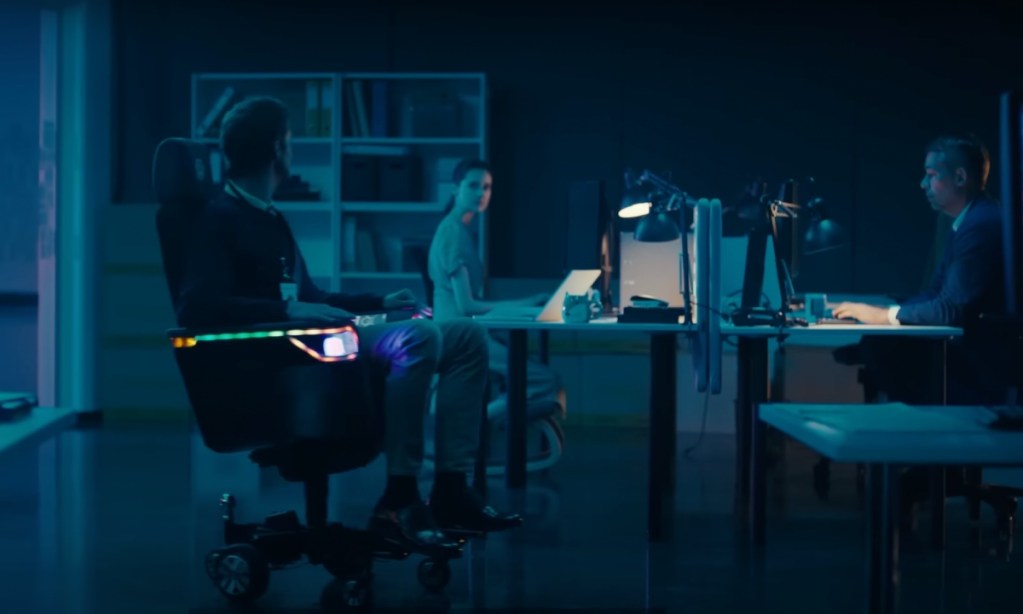 VW Built a Crazy Electric Office Chair: Race Your Co-Workers!