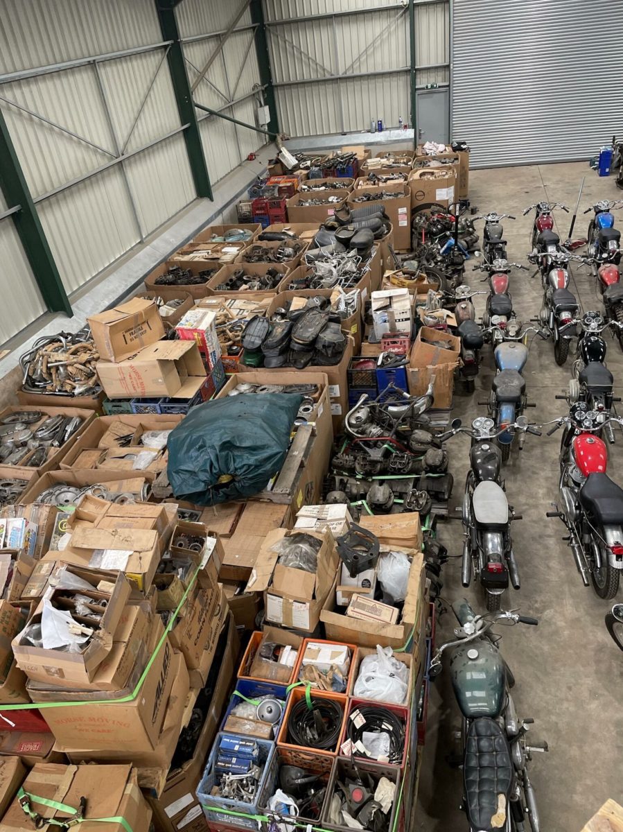 Brace Yourself: 180 Vintage British Motorcycles Just Discovered in ...