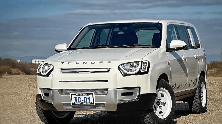 Toyota 'Tfender' Probox Is a Fake Land Rover Defender