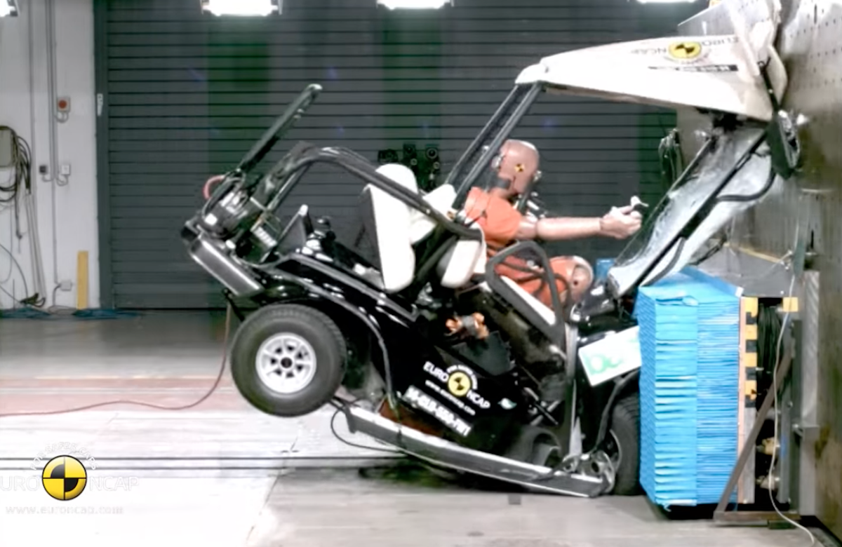 Are Golf Carts Safe? Watch Brutal Crash Test and See For Yourself ...
