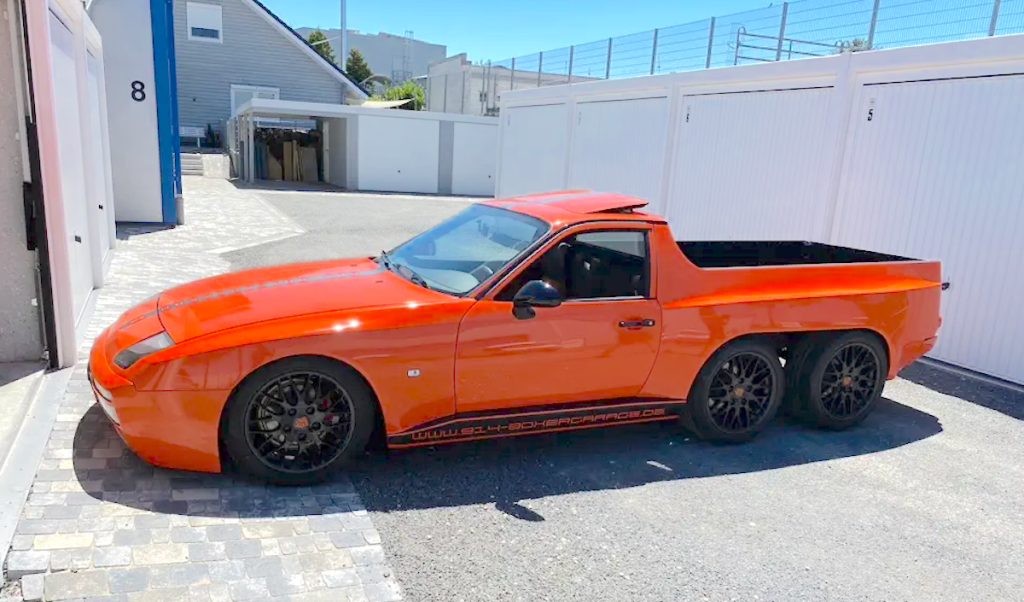 Want a Unique Pickup Truck? Buy This Porsche 944 Six-Wheel Ute