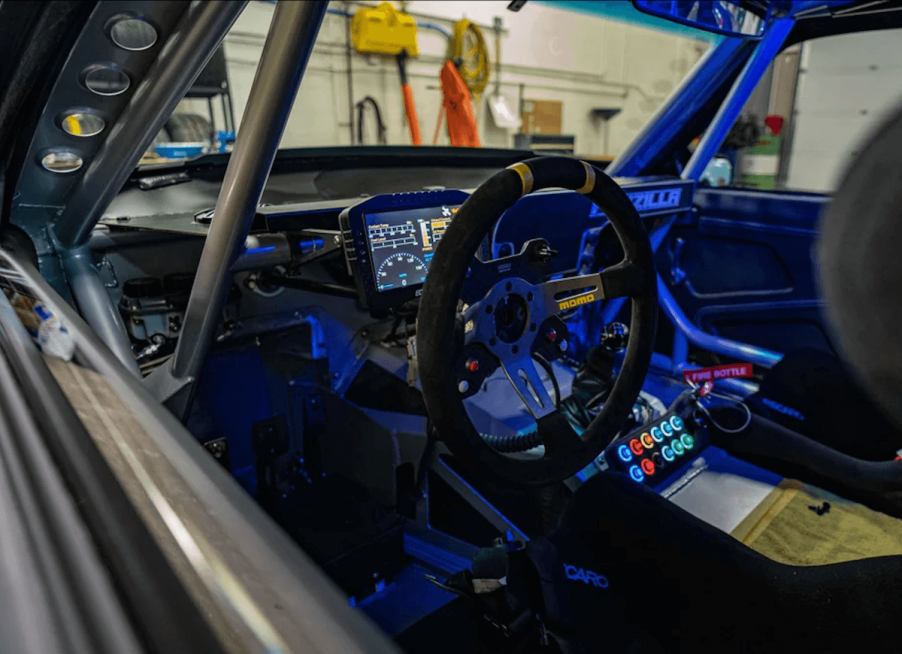 This Happens When You Stuff a 7.3 Godzilla Engine into a Fox Body Mustang