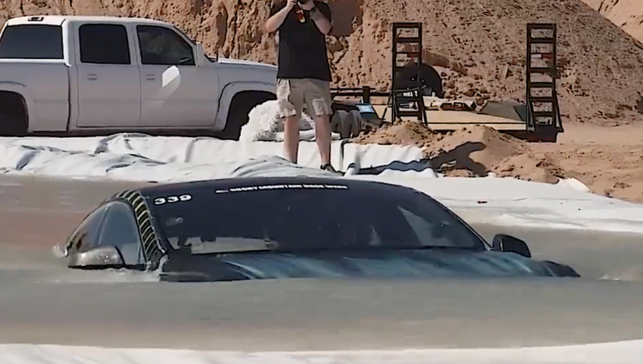 Watch: Tesla Model S Plaid Drives Underwater and Makes It, But...
