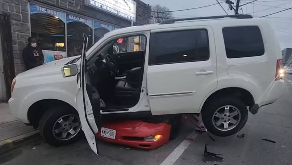 Watch: Parallel Parking Gone Horribly Wrong Smashes Corvette