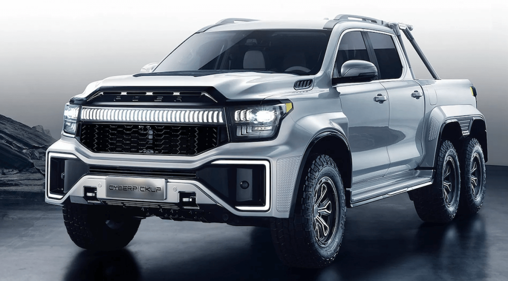 Pre-Production 6x6 'CyberP!ckup' Takes On Tesla Cybertruck