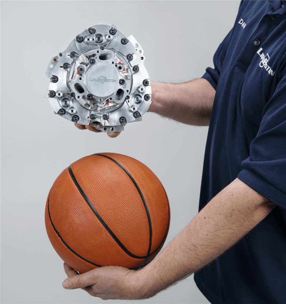 World’s First Basketball-Sized Naturally-Aspirated Rotary Diesel Engine