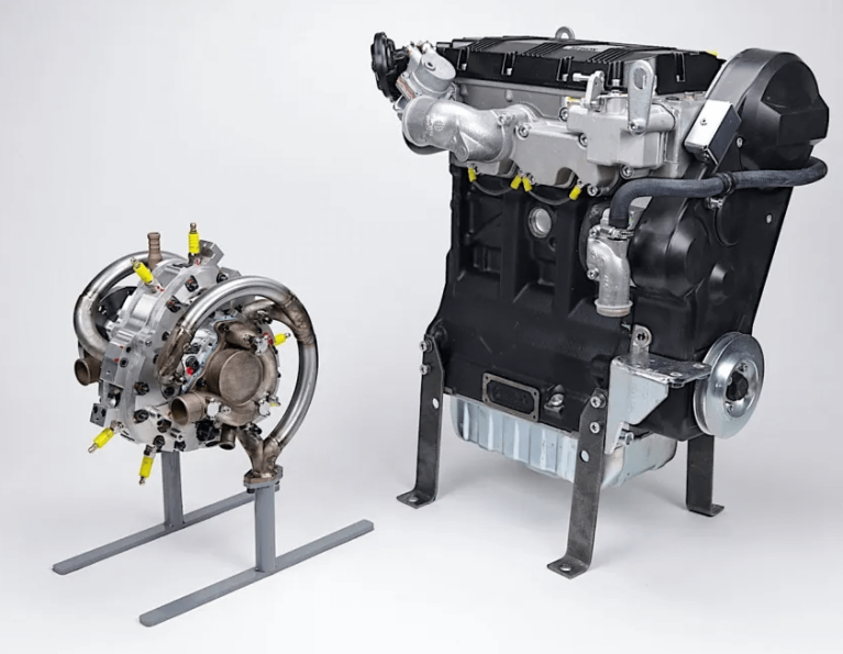 World’s First Basketball-Sized Naturally-Aspirated Rotary Diesel Engine