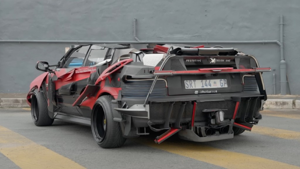 Toyota Corolla Converted to Crazy Tesla-Like Transformers Robot Car