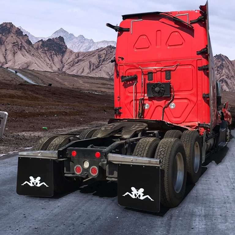 Why Do Some Semi-Trucks Have a Woman on Their Mudflaps?