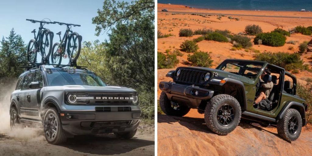 2024 Ford Bronco Sport vs. 2024 Jeep Wrangler: Off-Road SUV Rumble!