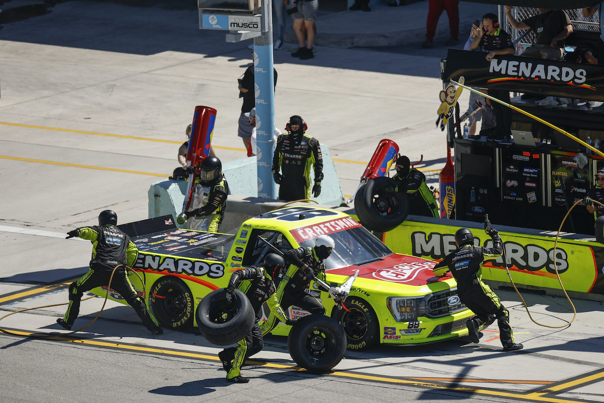 NASCAR Pit Crew Member Hospitalized After Ugly Hit Sends Him Flying ...