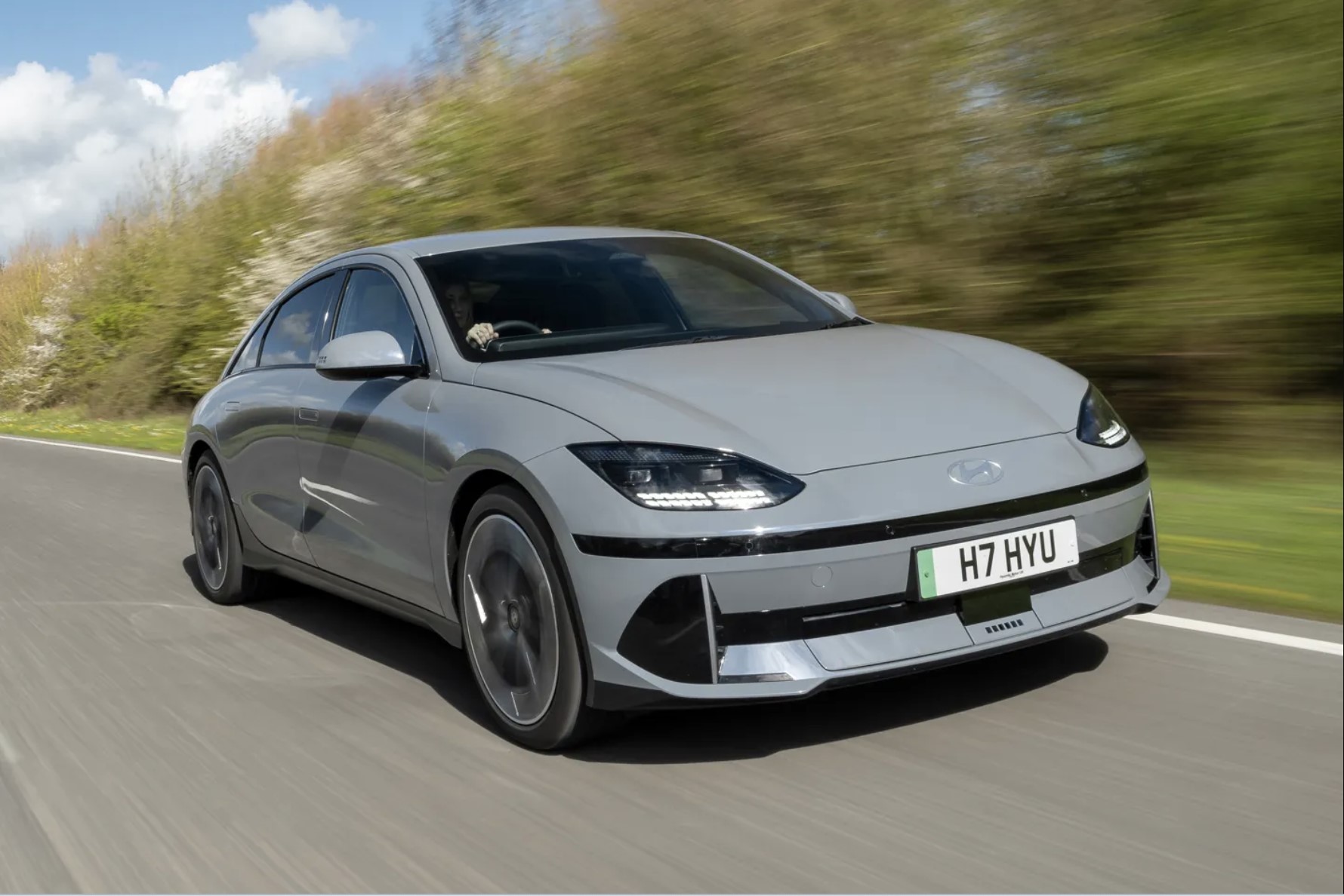 The Hyundai Ioniq 6 Is Too Fast for the Tesla Model 3